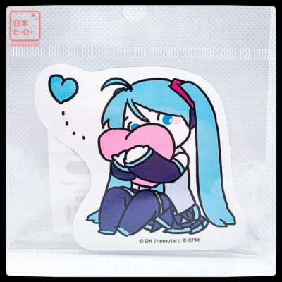 HATSUNE MIKU x OVER ACTION RABBIT STICKER Movic Japan Anime Vocaloid ...
