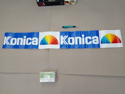 KONICA vtg STICKER DECAL LOGO PHOTO CAMERA | eBay