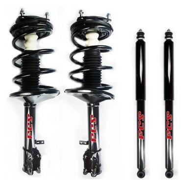 FCS Front Struts Coil Springs and Rear Shocks Kit For Toyota RAV4 Base ...