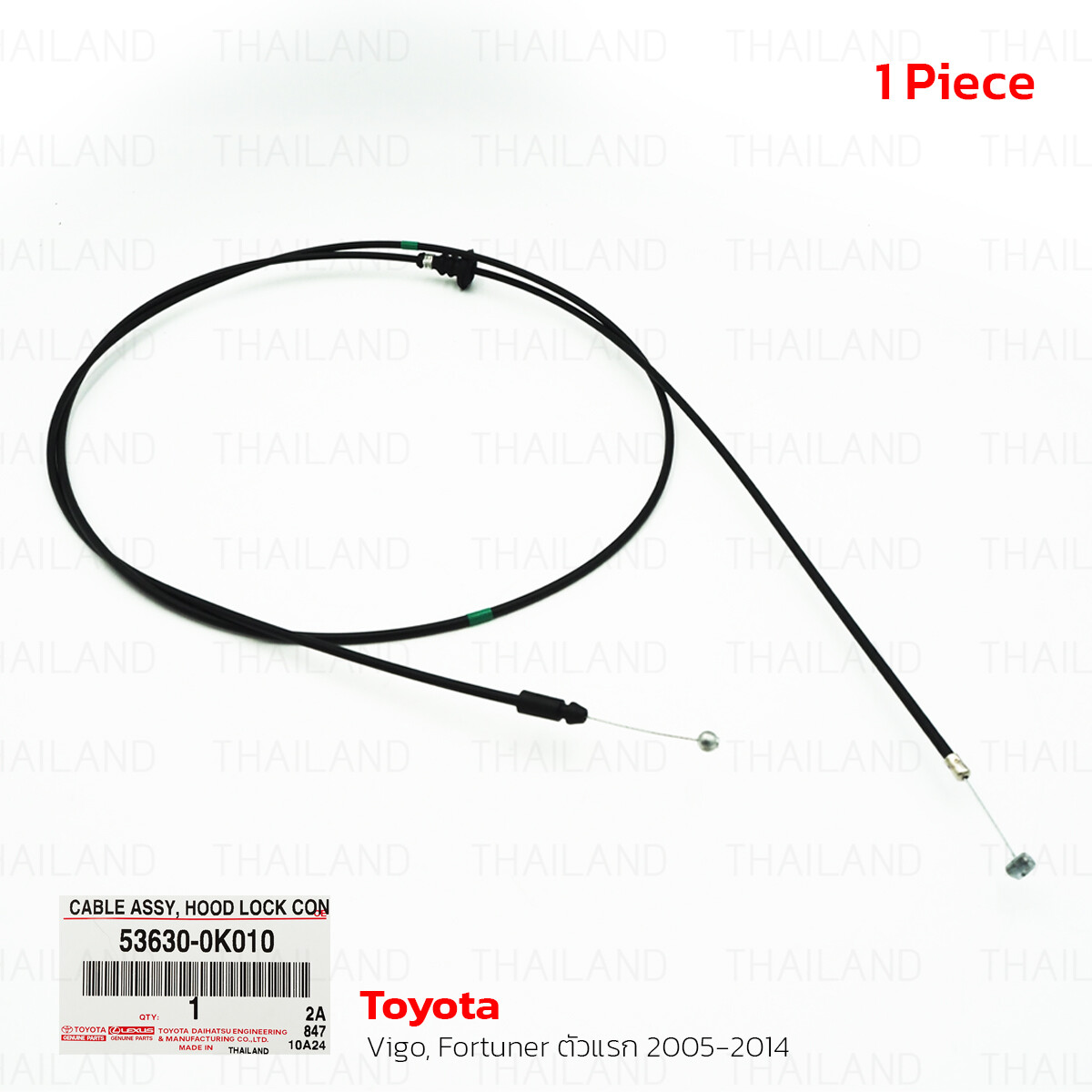 For Toyota Hilux Vigo, Fortuner SUV 2005 - '14 Cable Assy Hood Lock ...