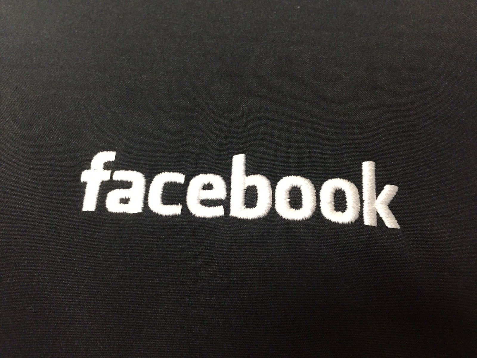 Facebook Jacket Mens Small S Black Embroidered Logo Zip Pockets | eBay