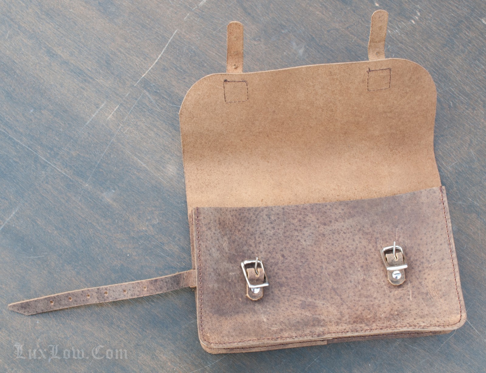 Vintage Brown Leather Bicycle Frame TOOL BAG POUCH Schwinn RoadBike ...