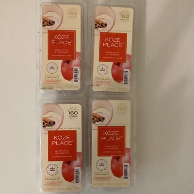 Koze Place Warm Apple & Cinnamon Wax Melts With Room Filling Fragrance ...