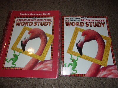 MCP Modern Curriculum Press WORD STUDY Level F Student Book Teacher ...