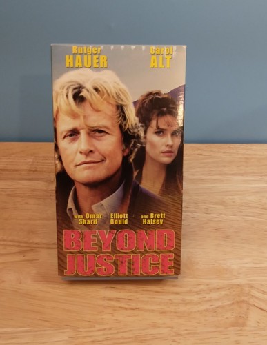 BEYOND JUSTICE Rutger Hauer, Carol Alt, Omar Sharif (VHS,1992 ...