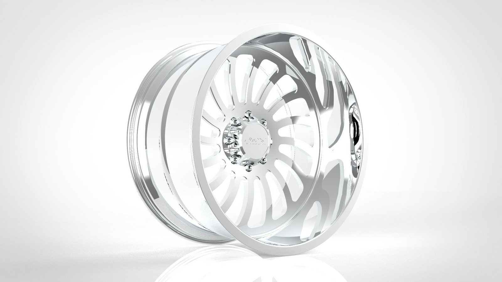 (4) 24x12 JTX Forged Polished Chamber Wheels For Chevy GMC Ford Dodge ...
