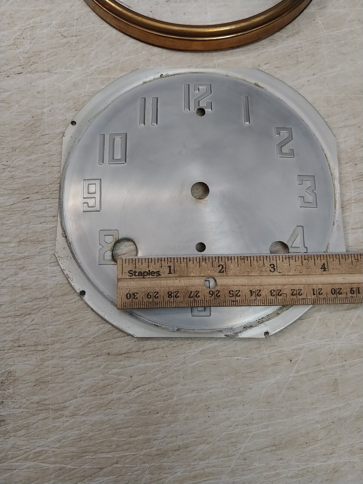 SESSIONS TAMBOUR WESTMINSTER CHIMES CLOCK DIAL & BEZEL & GLASS | eBay