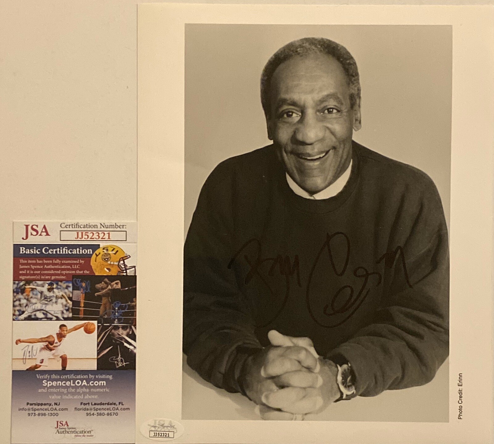 BILL COSBY SIGNED 8x10 PHOTO COSBY SHOW FAT ALBERT AUTOGRAPHED JSA COA ...