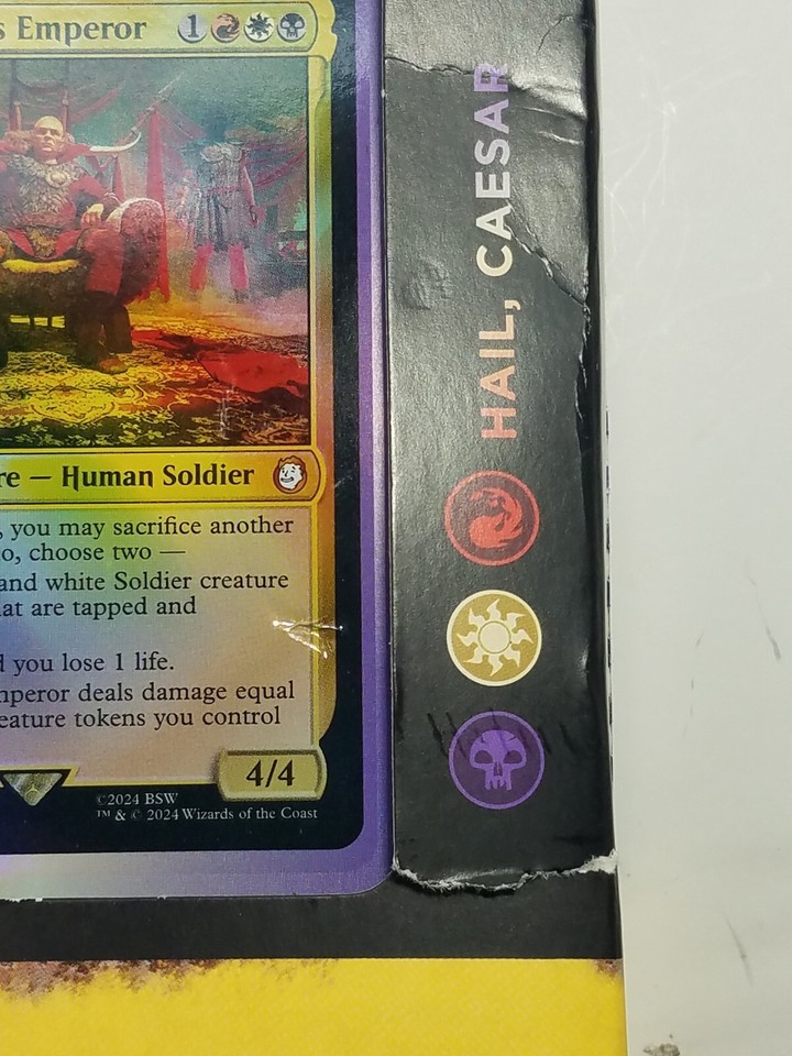 Magic The Gathering Universes Beyond Fallout Hail Caesar Cmndr Deck ...
