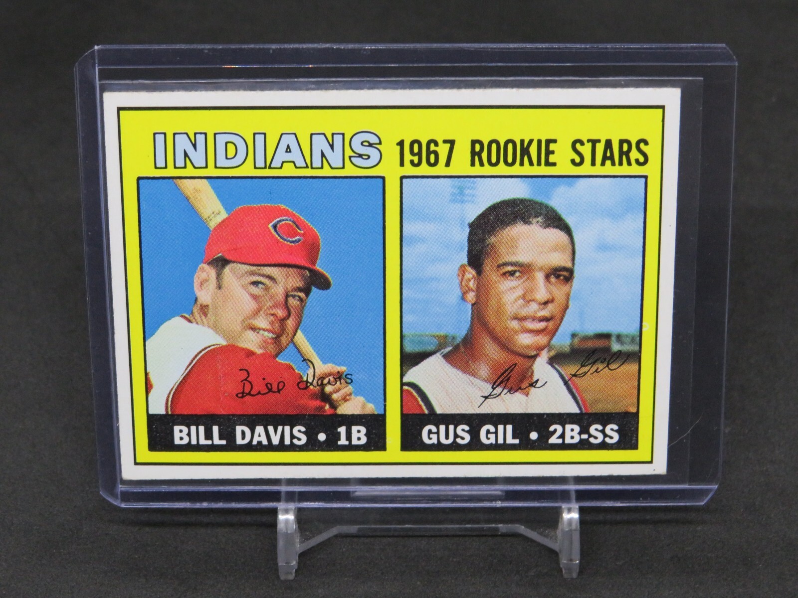 1967 TOPPS ROOKIE STARS BILL DAVIS GUS GIL #253 CLEVELAND INDIANS NK | eBay