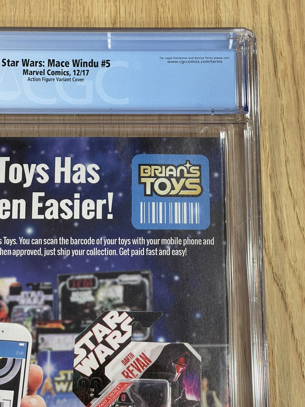 Star Wars Mace Windu #5 Action Figure Variant CGC 9.8 NM/M Key 1st ...