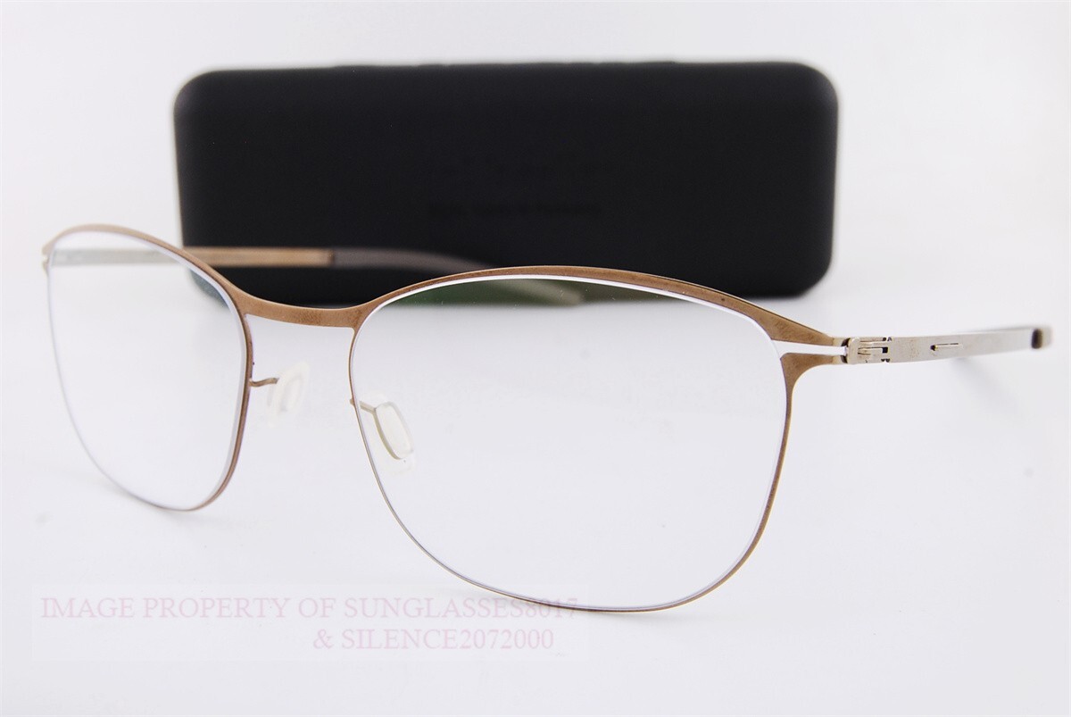 Brand New ic! berlin Eyeglass Frames Sahel Shiny Bronze Made in Germany ...