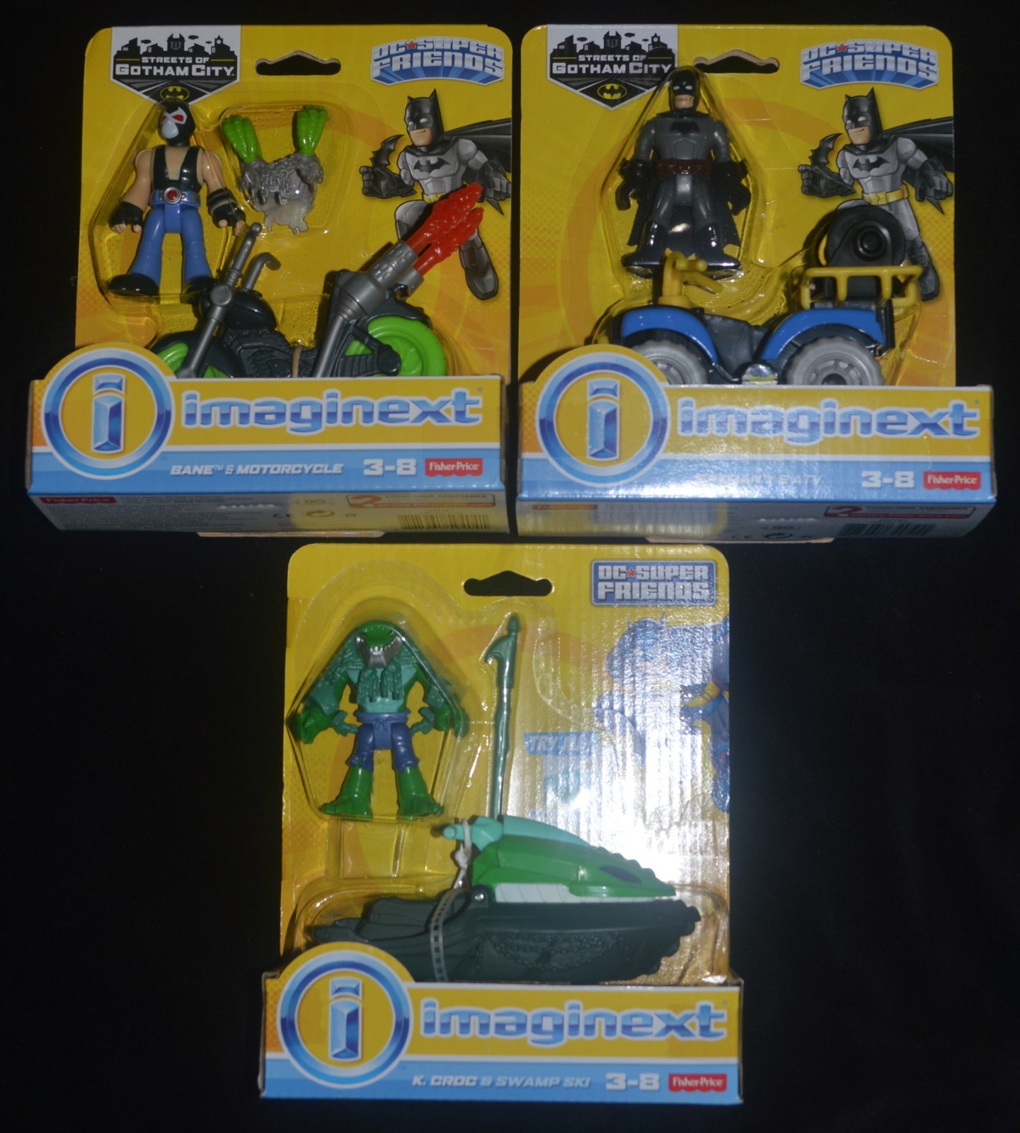 Bane & Motorcycle Imaginext 2017 DC Super Friends Gotham City Action ...