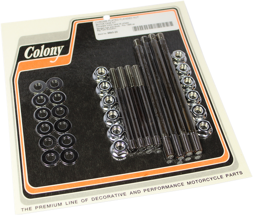 Colony Engine Case Stud Kits Hexed Chrome 9883-20 | eBay