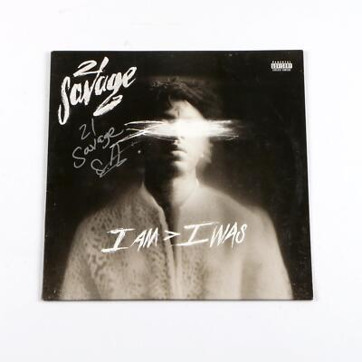 21 Savage Signed i am i was Album cover Beckett COA 21 Savage | eBay