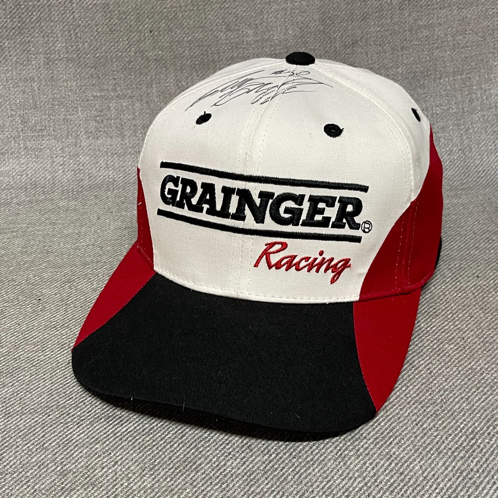 Greg Biffle Grainger Racing Hat Cap Adult Snapback Autographed Vintage ...