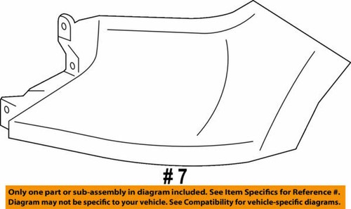53932-0C903 Toyota Panel, front end, lh 539320C903, New Genuine OEM ...