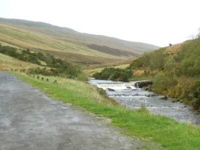 Photo 6x4 Car park and ford for the Blaen Llia forest Ystradfellte ...