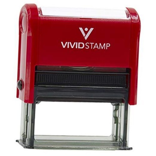 Late! Teacher Self Inking Rubber Stamp (Ink) - 9/16" x 1-1/2" - Medium ...