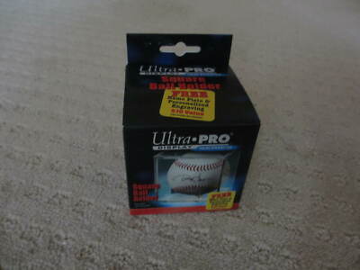 ULTRA PRO BASEBALL CUBE BALL HOLDER DISPLAY CASE CRADLE ~ NEW SEALED ...