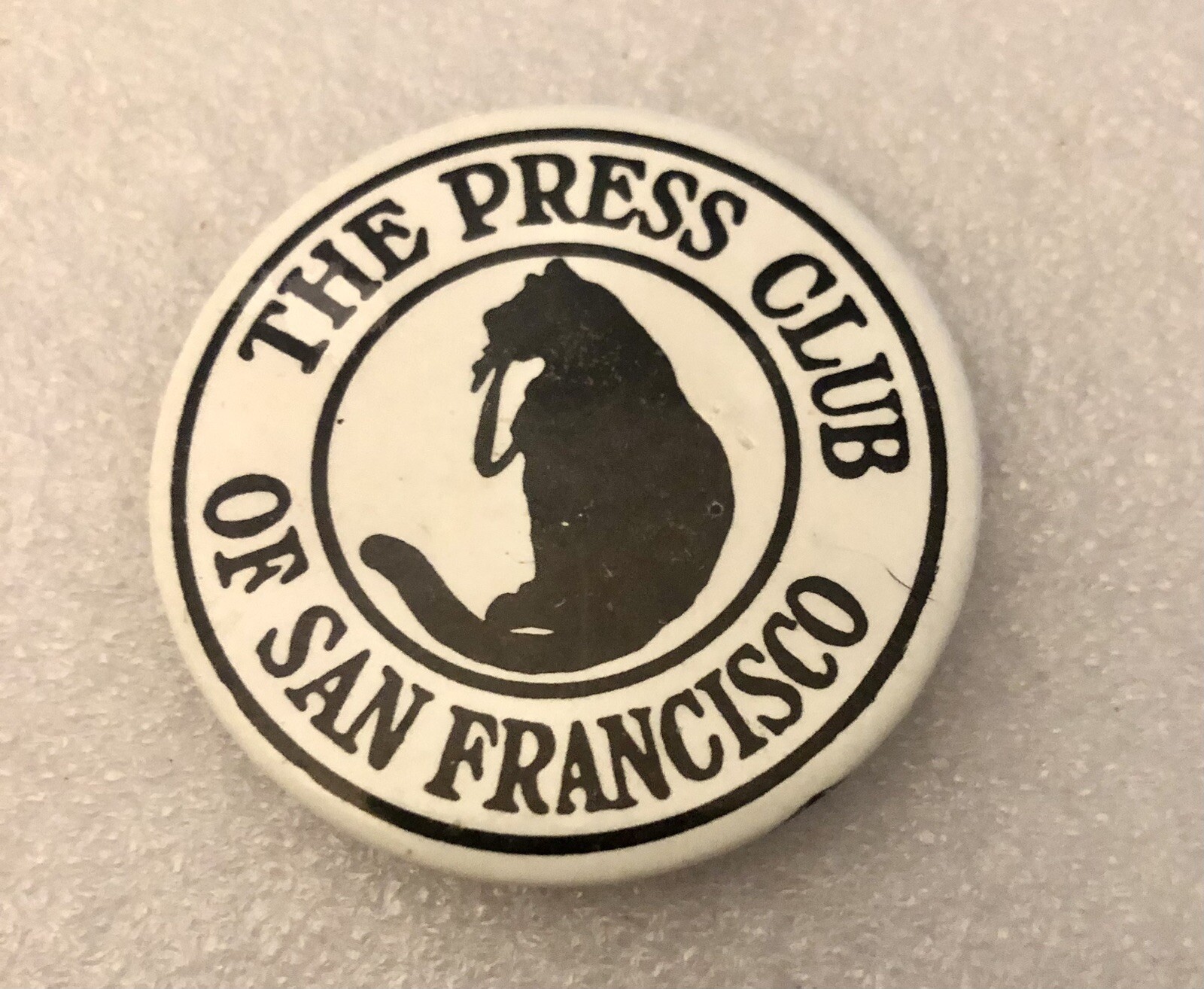 Vintage The Press Club Of San Francisco Pinback Button | eBay