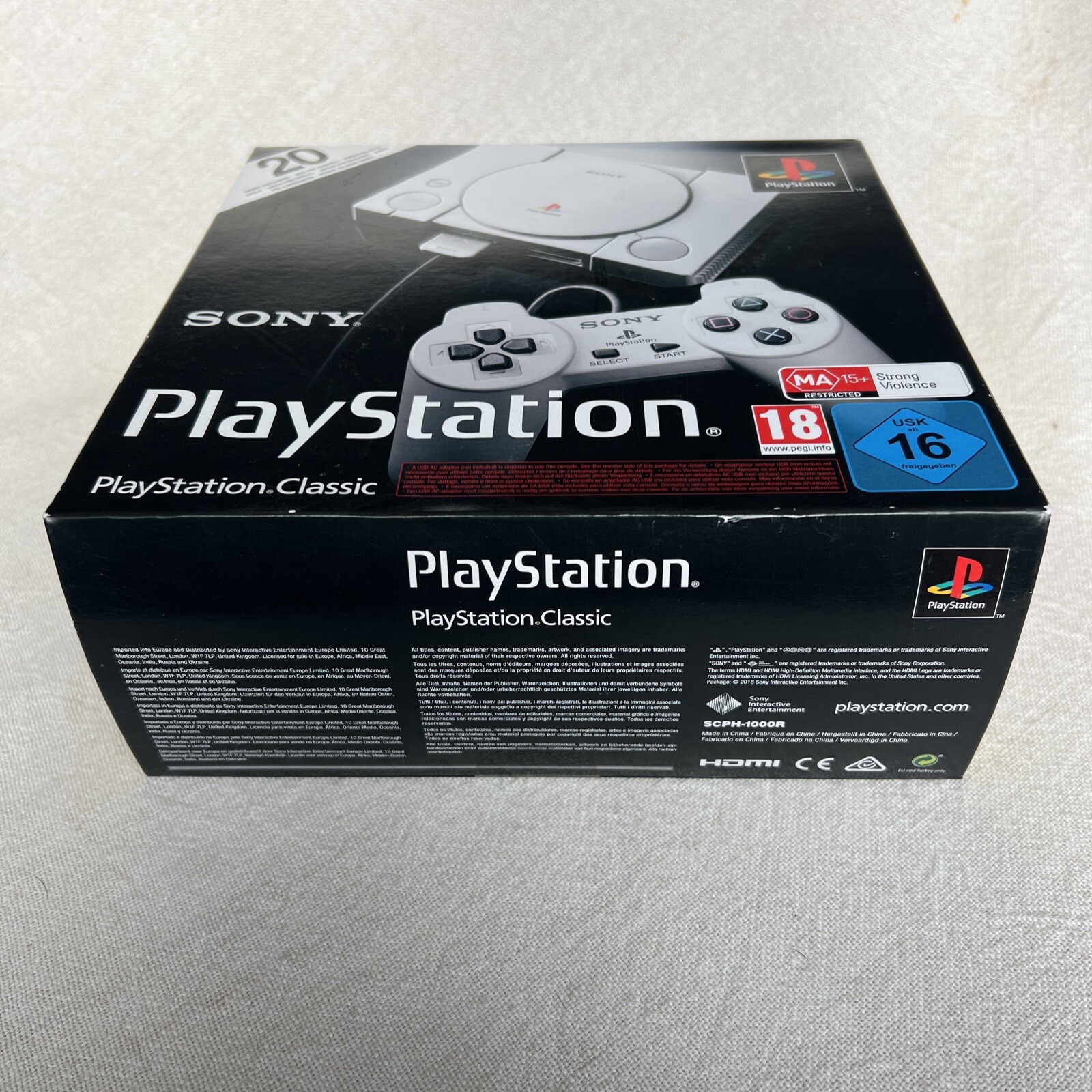 Sony PlayStation Classic Mini Console Brand New And Sealed 711719999492 ...
