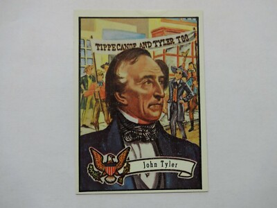 1972 Topps U.S. President John Tyler 10th President Card # 10 | eBay