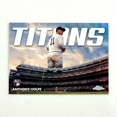2023 Topps Chrome Update ANTHONY VOLPE RC Rookie New York Yankees ...