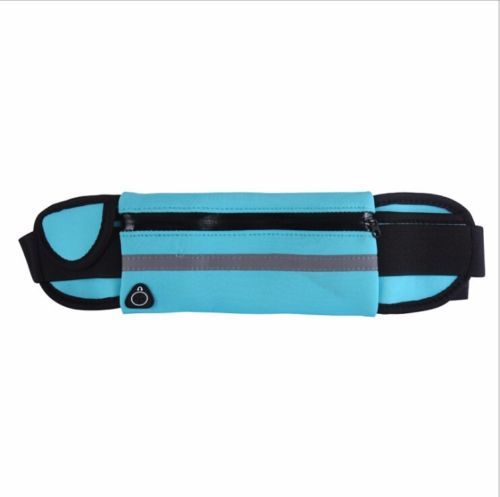 Waterproof Sport Runner Waist Bum Bag Running Jogging Belt Pouch Zip ...