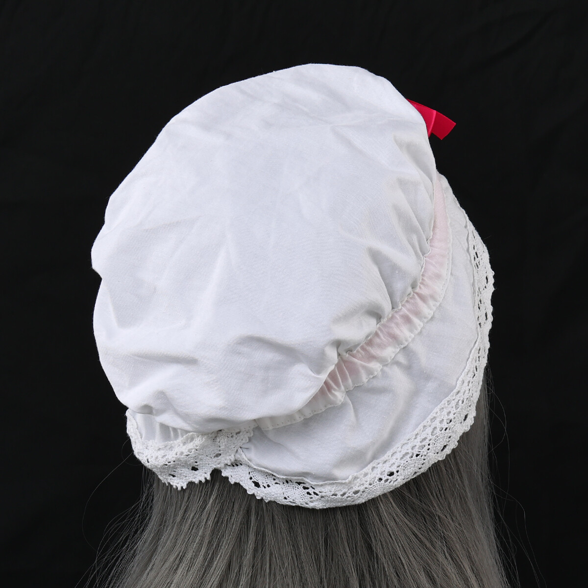 Vintage Maid Bonnet Girls Colonial MOP Hat Pionner Headpiece Carnival ...
