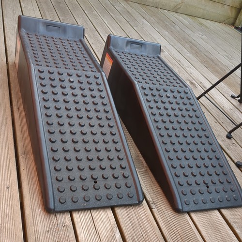 3 ton capacity heavy duty plastic car ramps | eBay UK