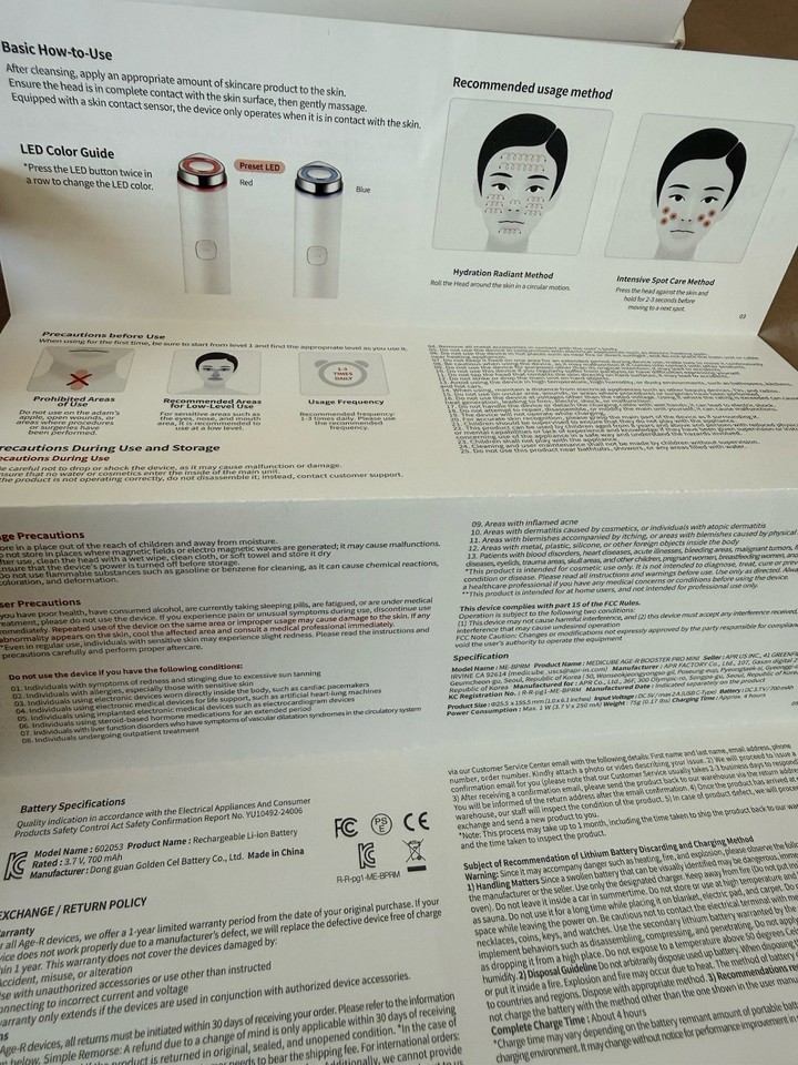 medicube Mini Booster Pro White | Affordable At-Home Facial Skin Care ...