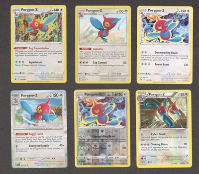 Porygon-Z Pokemon Card Collection Set of 6 English Cards Lot Bundle | eBay