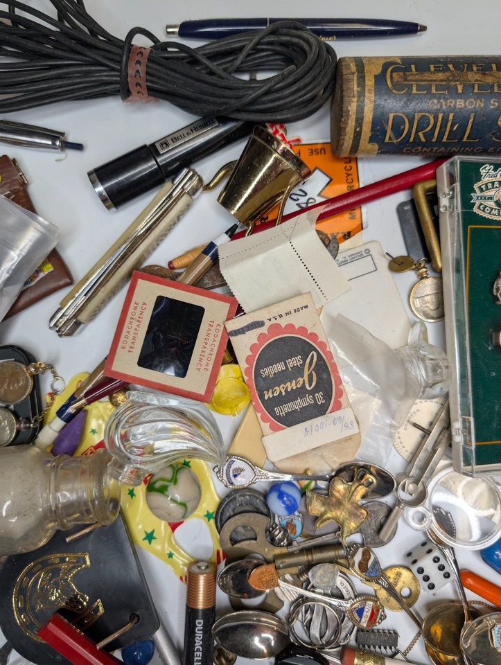 Mixed Junk 7 Lbs. Drawer Lot Vtg Tools Collectibles Rare Odd Misc ...