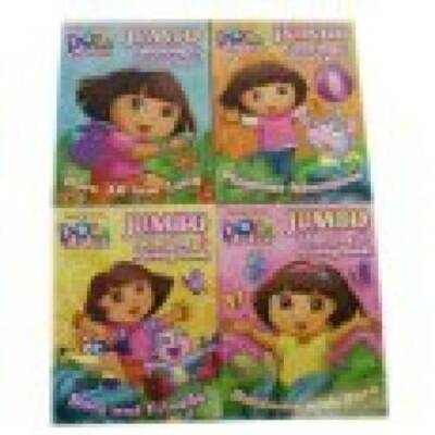 Dora the Explorer Jumbo Coloring Activity Book - Paperback - VERY GOOD ...