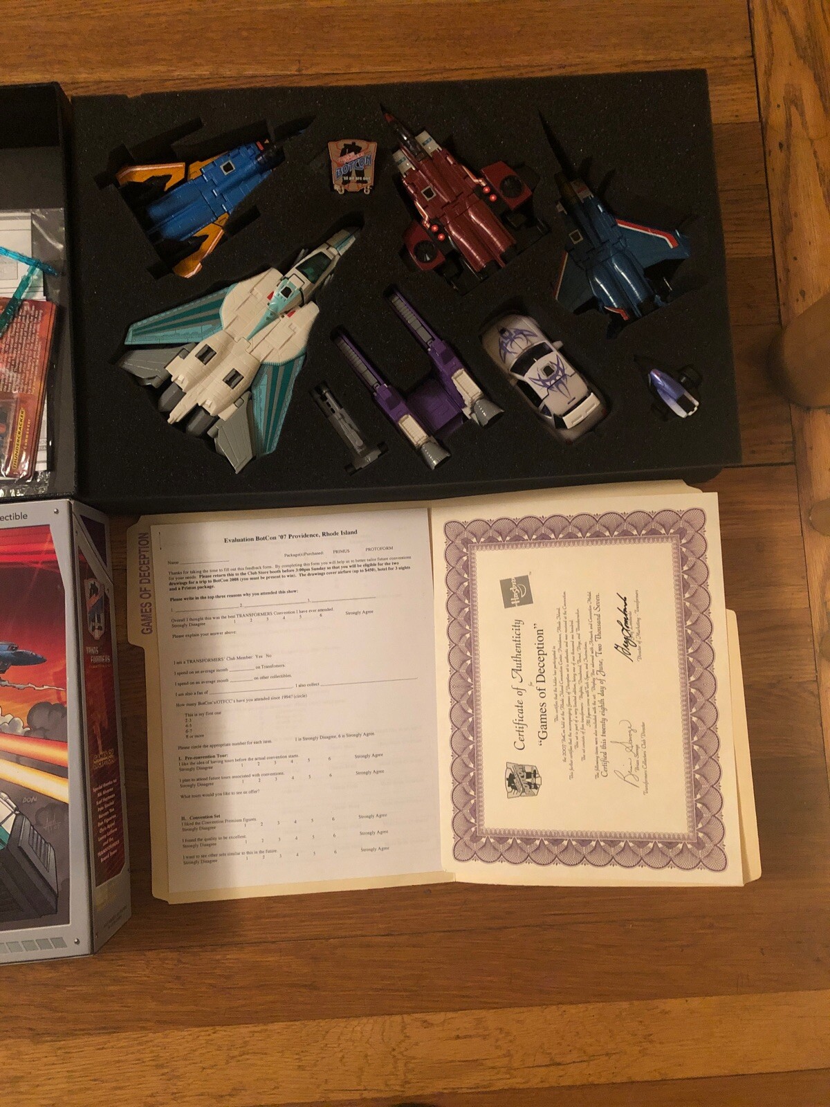 Transformers Botcon 2007 Games Of Deception Box Set. Pristine With All ...