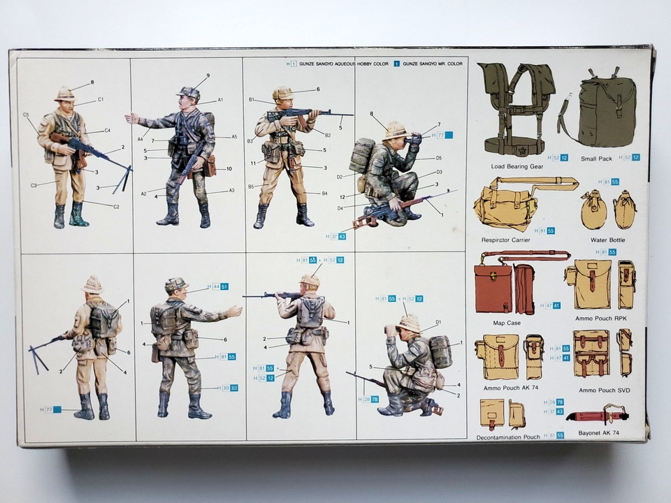 DML Dragon 1:35 Soviet Spetsnaz (4 Figure) Model Kit 3002 | eBay