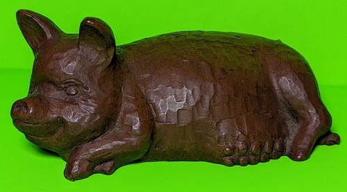 Red Mill Mfg Hand Crafted Pig Sow Sugu - Molded Crushed Pecan Shell ...