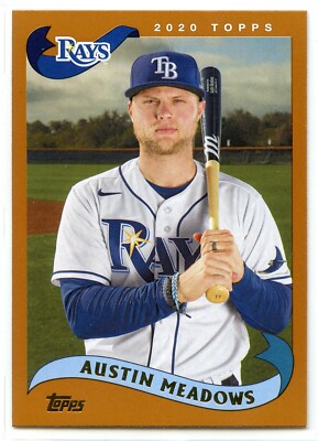 2020 Topps Archives Baseball - #214 - Austin Meadows - Tampa Bay Rays ...