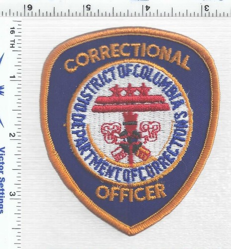 District of Columbia Dept of Corrections Officer 2nd Issue Shoulder ...