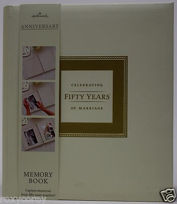 Hallmark 50th Anniversary Celebrating Fifty Years of Marriage Memory ...