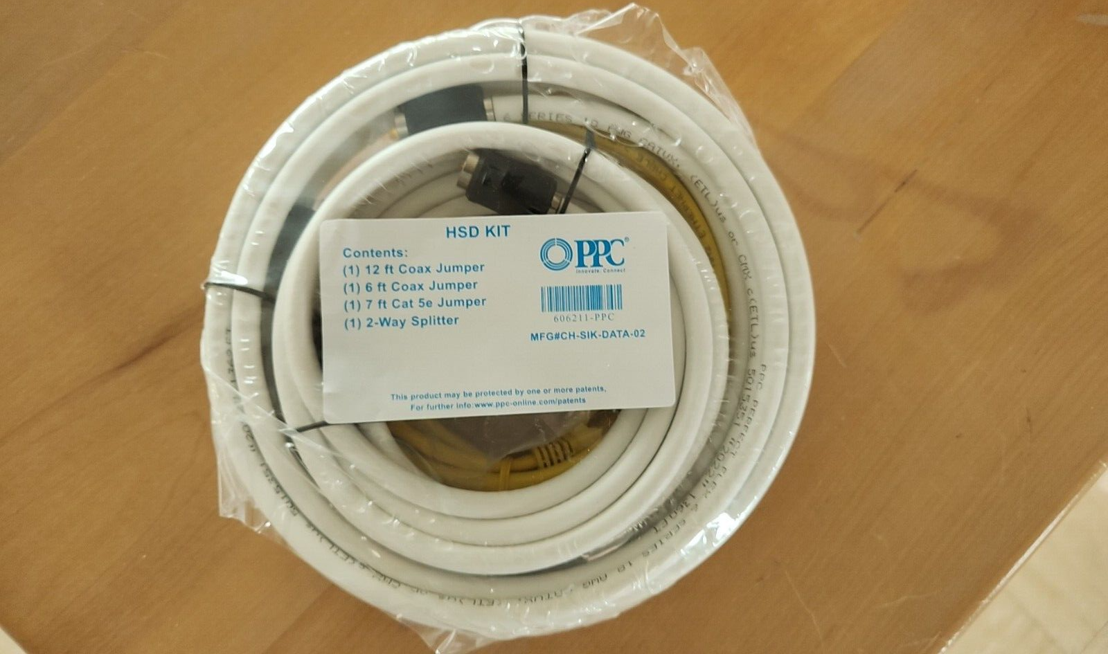 HSD KIT by PPC Innovate Connect Coax Cable Jumpers, Cat 5e, 2-way ...