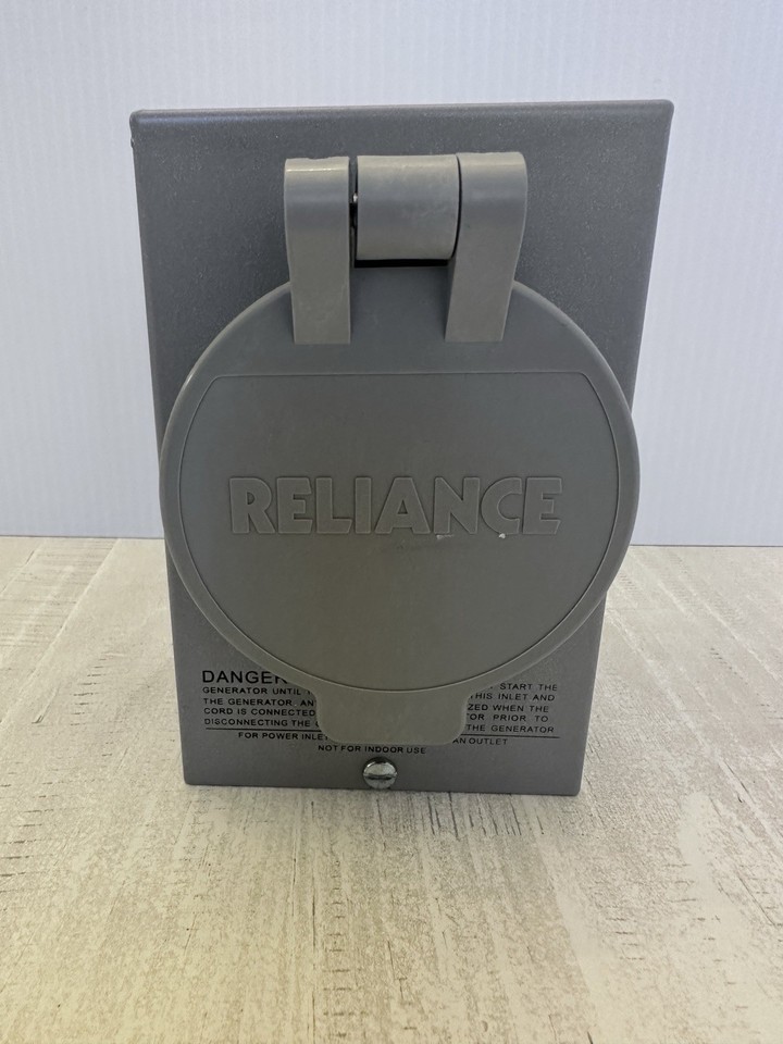 Reliance Controls Generator Power Inlet Box, 30 Amp, Model# PB30 - L14 ...