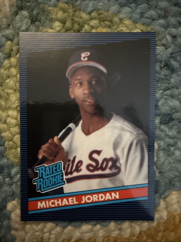 Michael Jordan Rated Rookie White Sox Baseball Card | eBay