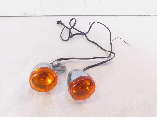 Harley Davidson Chrome Sportster Softail Dyna V-Rod Front Turn Signal ...