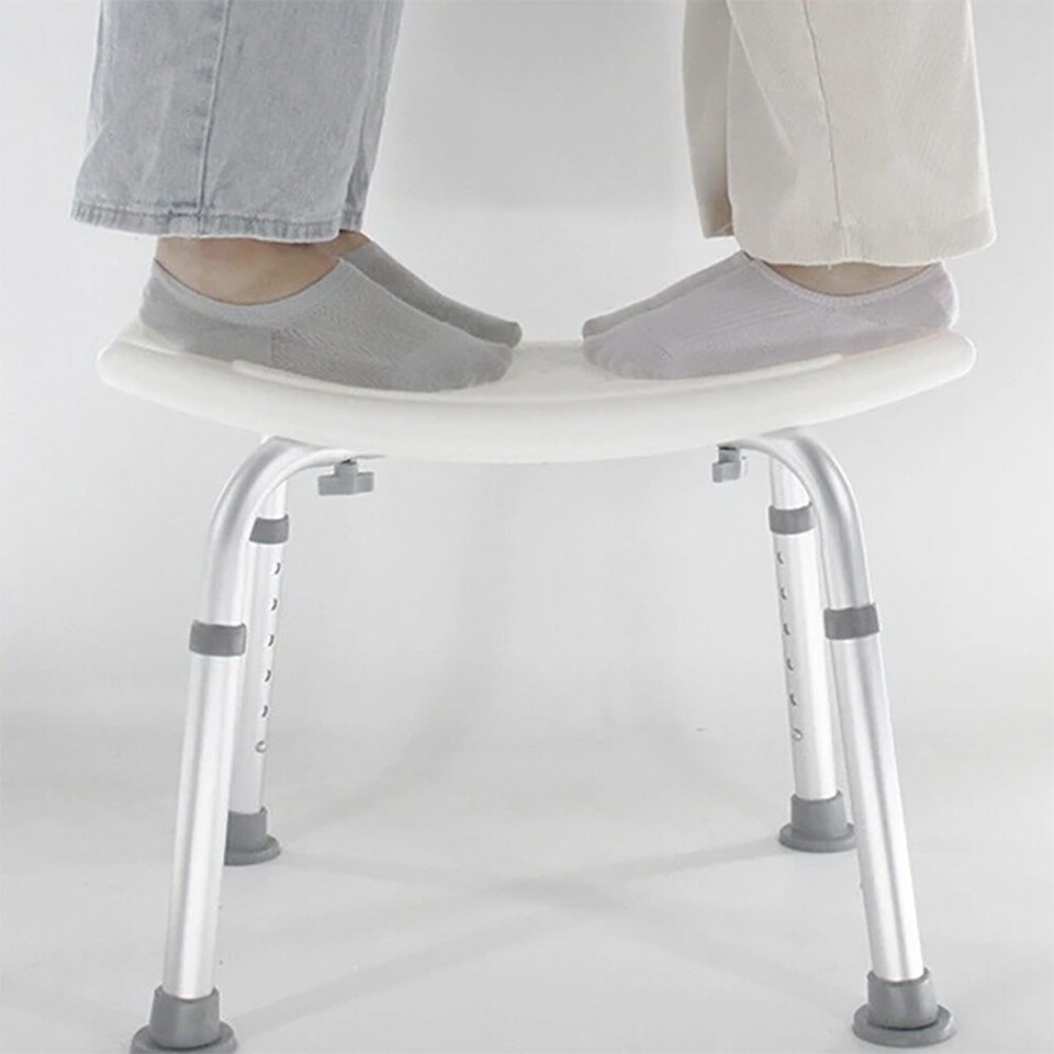 Shower Chair Seat 350lb Bath Stool Padded Height Adjustable Bathtub ...