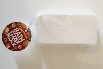 Shea Butter Bath Fizzer Block, Hydrating & Rejuvenating, Butterly Rich ...