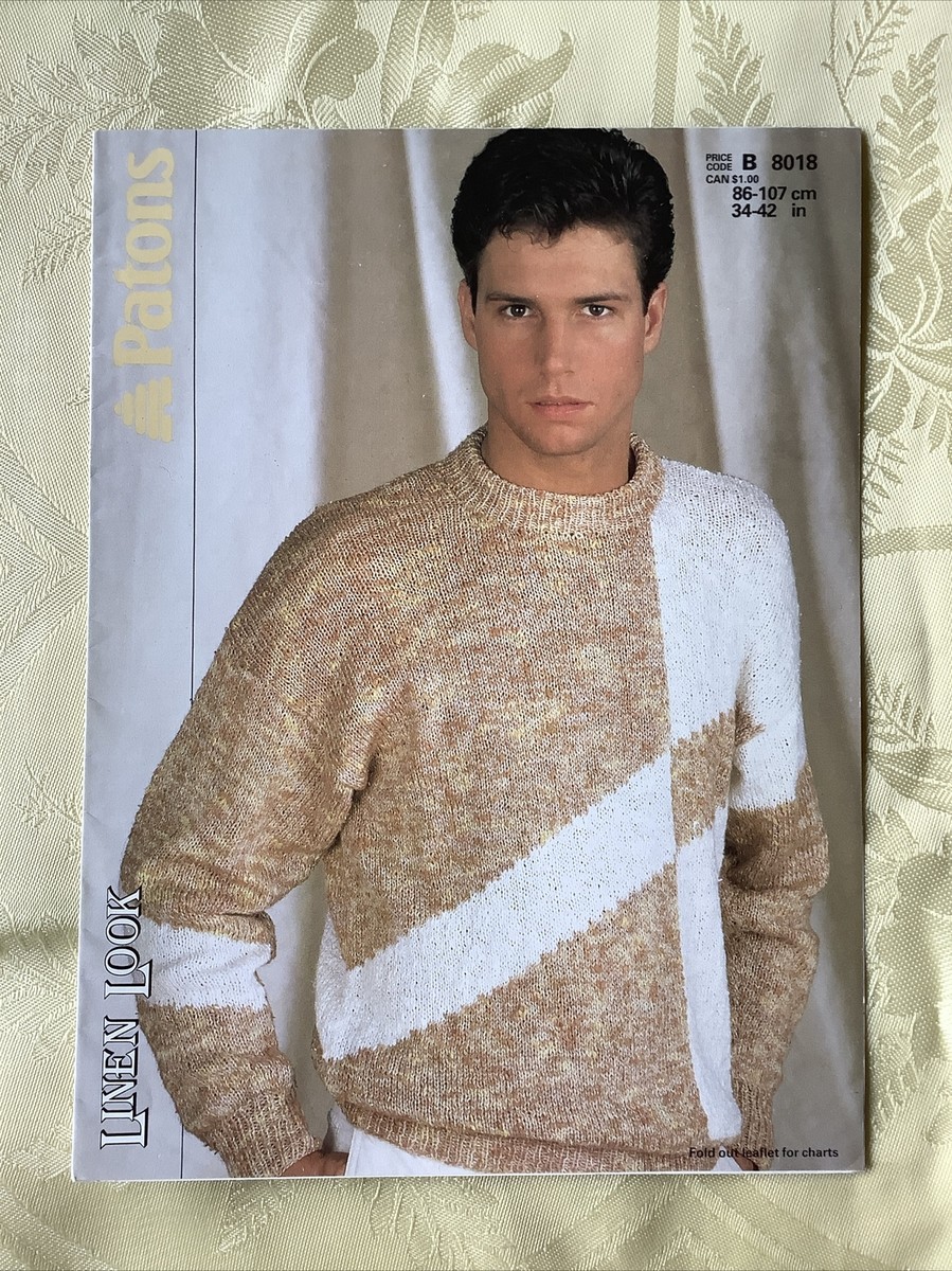 Knitting Patterns Patons Patons Wool Blend Aran 4 Sweater For Him