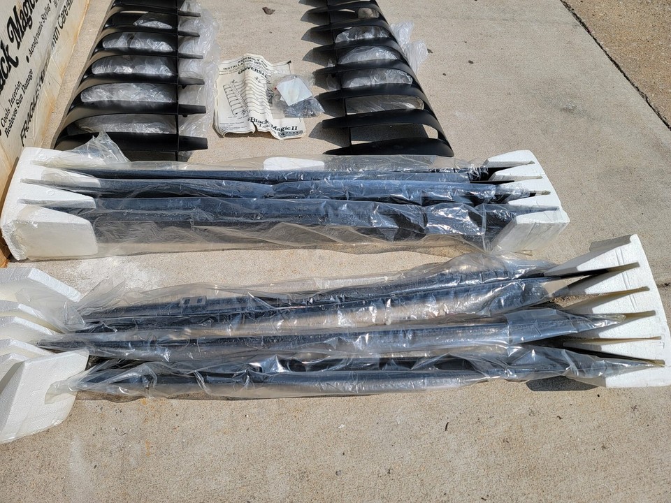 NOS Cragar 22068 Black Magic Window Louvers Ford Mustang 1979-1993 ...