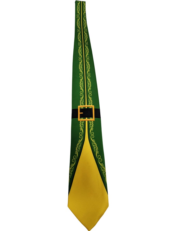 Buddy The Elf Suit Necktie Christmas Movie Holiday Neck Tie Spirit ...
